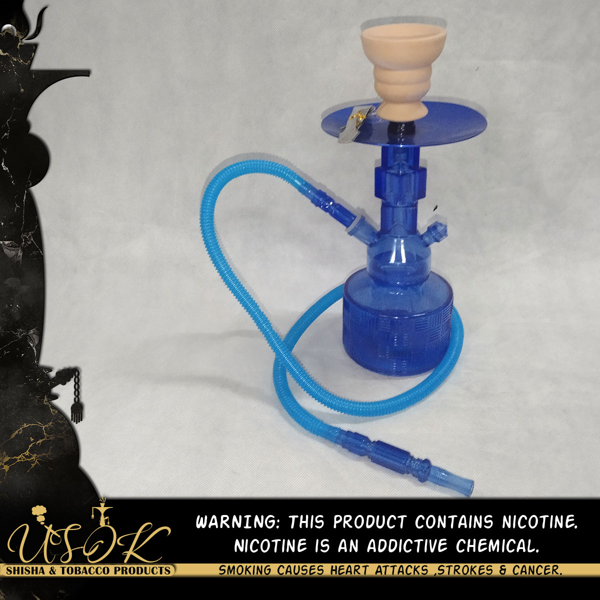 Acrylic Shisha – color-Blue | USOK
