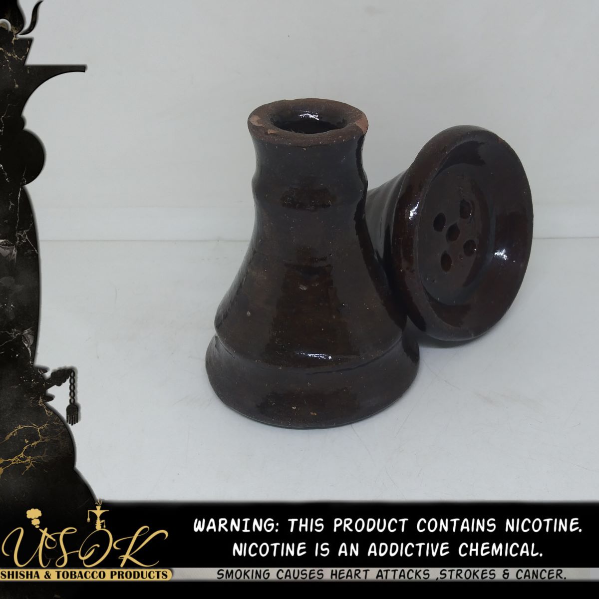 Shisha Head Painted Clay | USOK